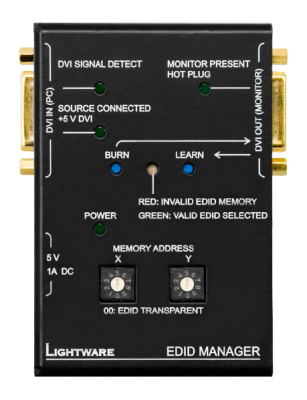 LightWare - Edid Manager DVI - All Events